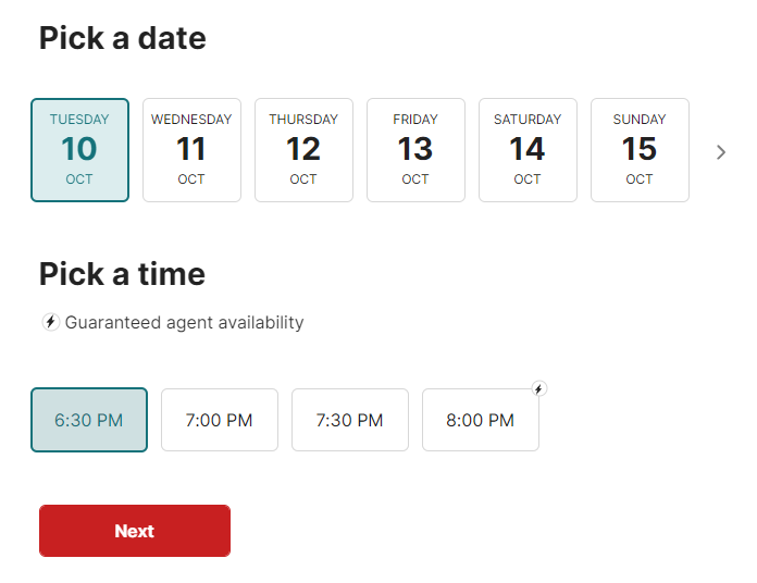 Scheduling a Tour – Redfin Customer Service